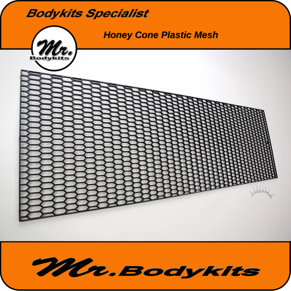 PP Honeycomb Mesh Sheet For All DIY Project on bumpers/ Grille..Etc un - Mr Bodykits