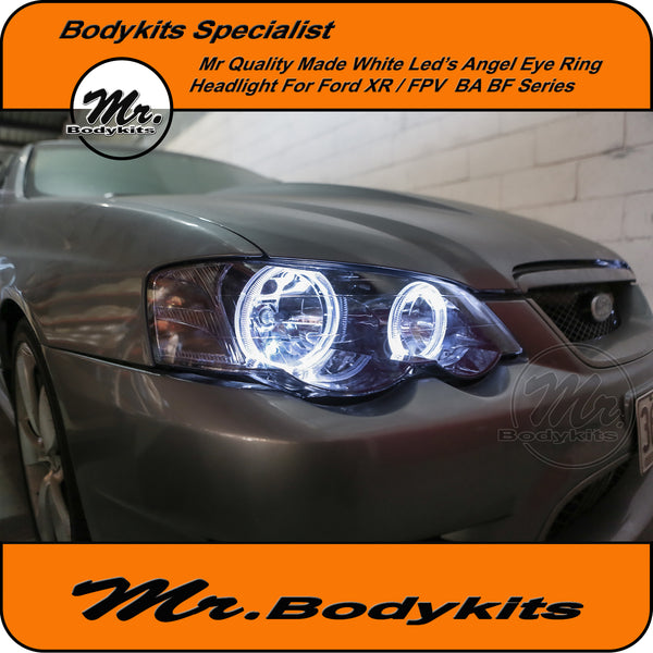 Ford / FPV BA BF Falcon (XR6 / XR8) Quality DRL White Led's Angel Ring ...