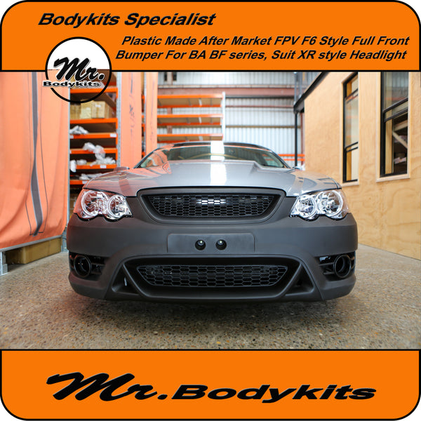 Ford Falcon BA BF Plastic F6 FPV Style Front Bumper For Sedan / Wagon
