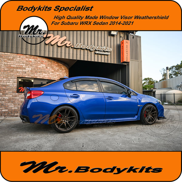 Quality Weathershield Window Visor For Subaru WRX VA 2014-2021 Sedan ...