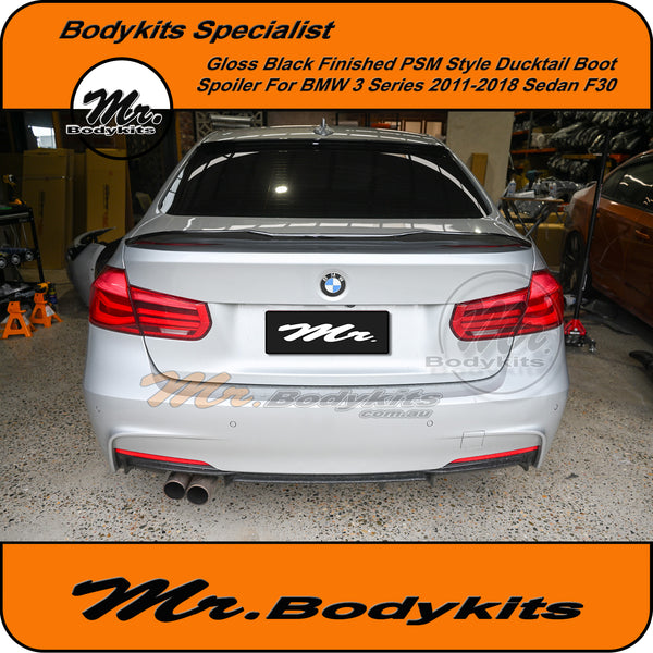 Gloss Black PSM Style Boot Spoiler For BMW 3 Series 2012-2018 F30 Seda ...