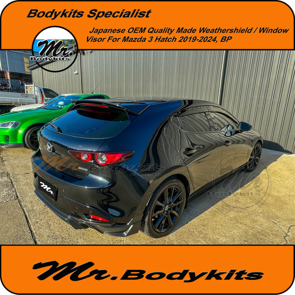 Japanese OEM Quality Weathershields Window Visors For Mazda 3 2019-202 ...