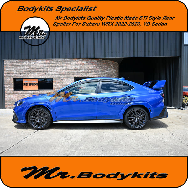 Subaru WRX VB Plastic STi Rear Boot Spoiler Wing for VB 2022-2025 Seda ...