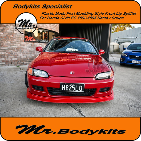First Moulding Front Bumper Lip For Honda Civic EG Hatch / Coupe 1992 ...