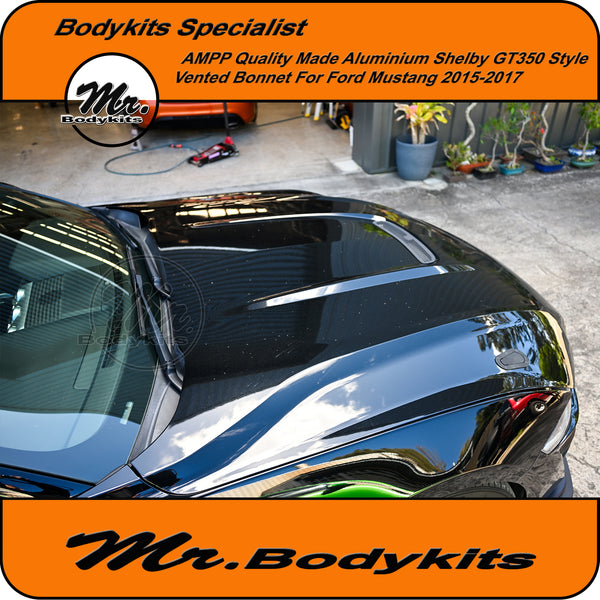 AMPP Aluminium GT350 Style Bonnet Suits Ford Mustang FM 2015-2017 (Loc ...