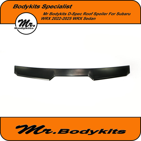 Subaru WRX VB D-Spec Rear Roof Window Spoiler 2022-2025 Sedan, Mr Body ...