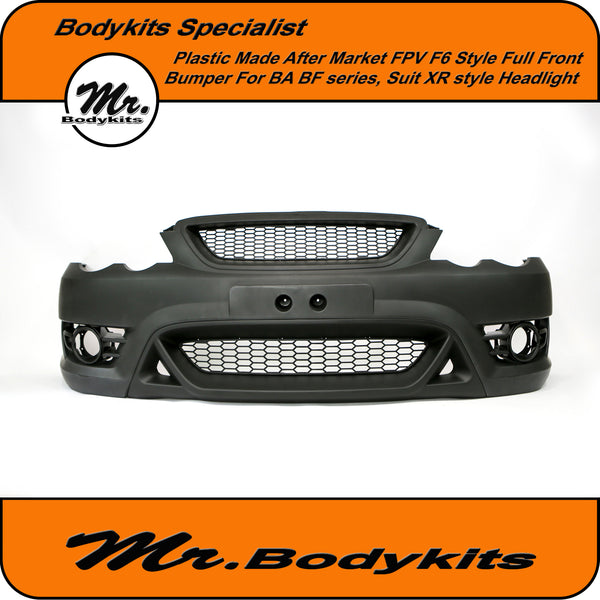 Ford Falcon BA BF Plastic F6 FPV Style Front Bumper For Sedan / Wagon