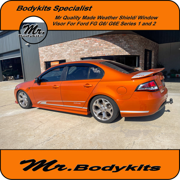 Ford FG FG-X Falcon G6 / G6E / XR6 / XR8 Weathershields Window Visor 2