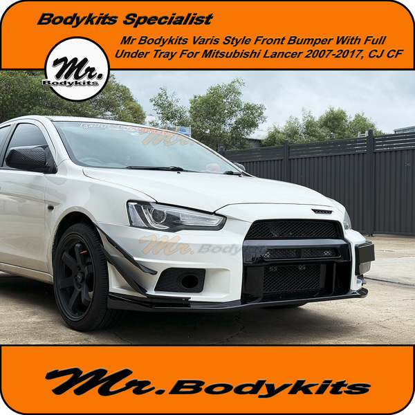 Mitsubishi Lancer CJ CF Sedan/Hatch 07-17 Varis Style Front Bumper Bar ...