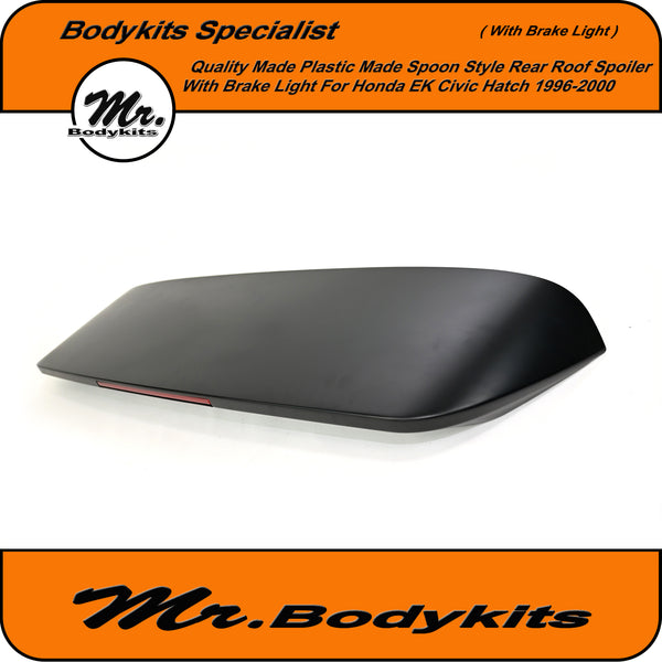 Honda Civic EK Hatch 1996-2000 Spoon Style Rear Spoiler With Brake Lig ...