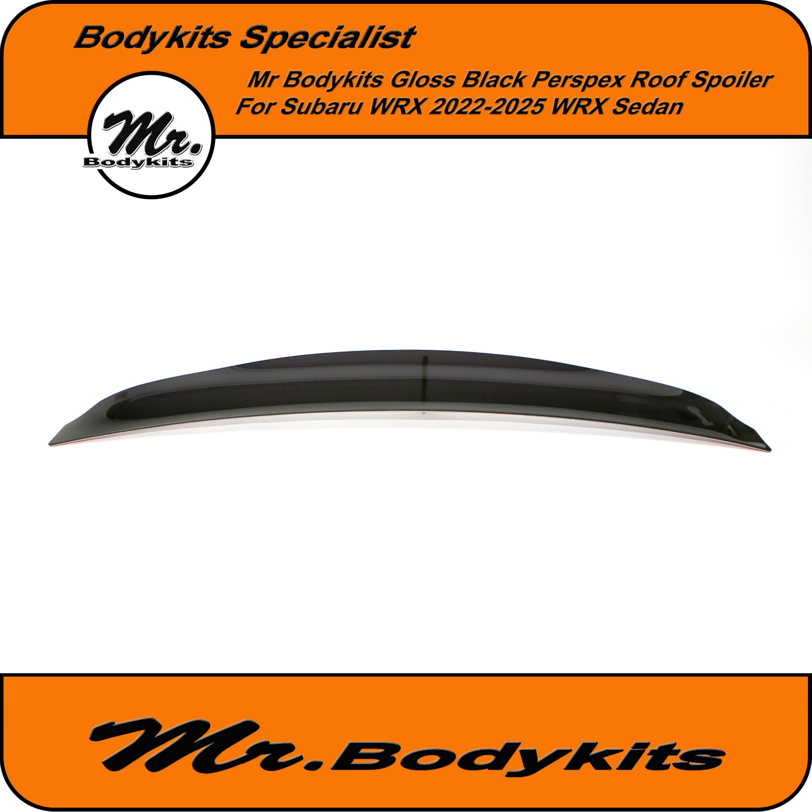 Toyota GR86 /Subaru BRZ Gloss Black Perspex Rear Roof Window Spoiler Z ...