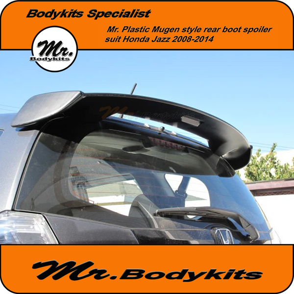 Mr Plastic Mugen Style Rear Spoiler Suit Honda Jazz 2008-2014 / GE - Mr ...