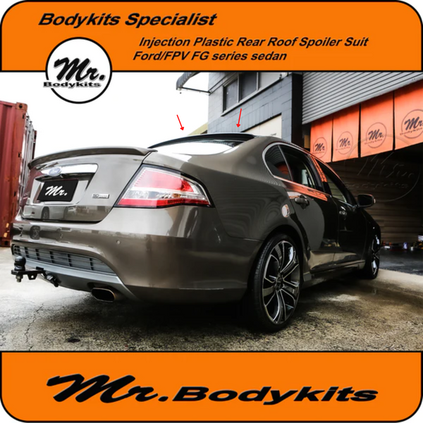 Ford FGX Falcon Roof Spoiler Wing For FG-X Sedan XR6 XR8 G6E G6E Turbo ...