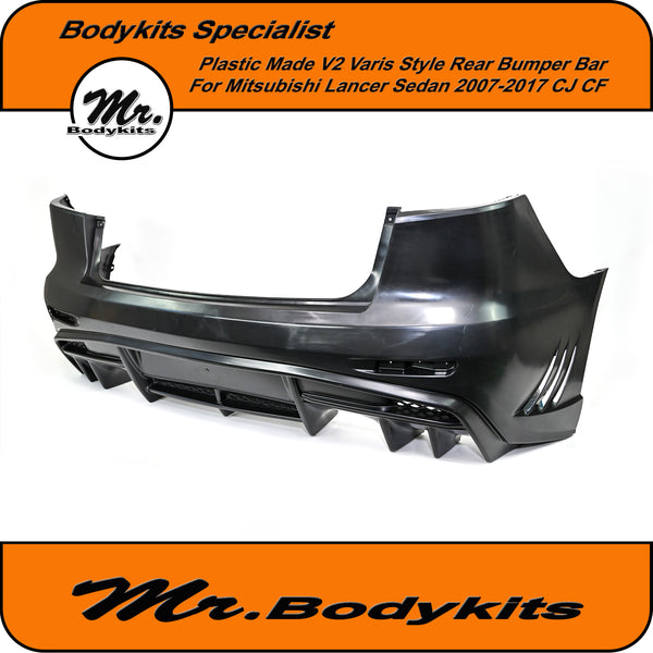 Varis V2 Style Rear Bumper For Mitsubishi Lancer Sedan 07-17 CJ / CF ...