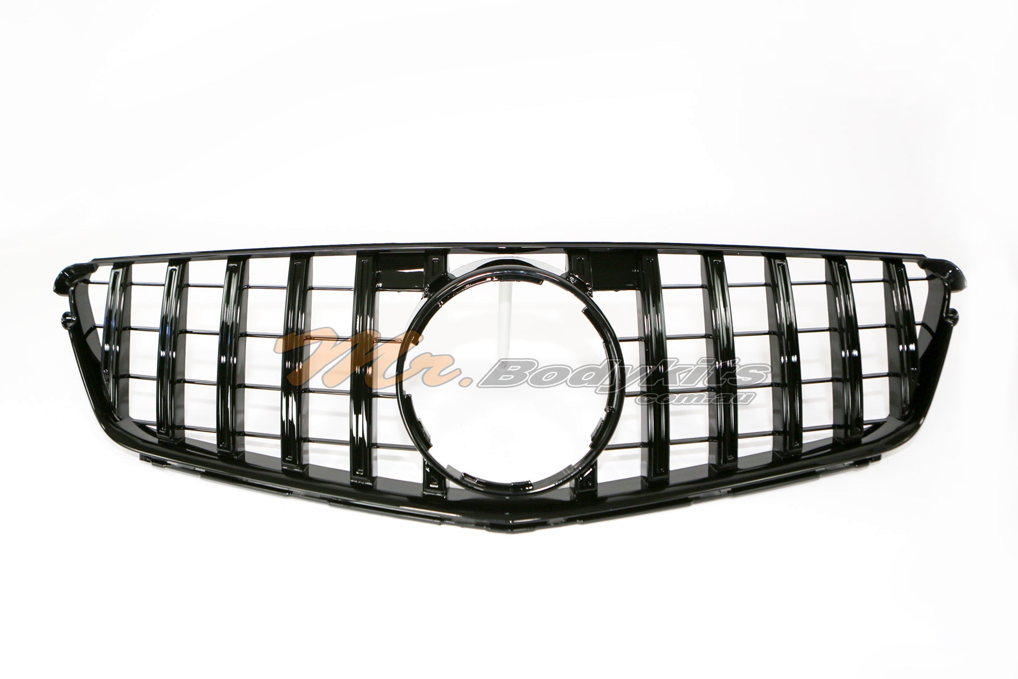 Mercedes Benz C-Class W204 GT Style Front Bumper Grille 2007-2014 (Glo ...