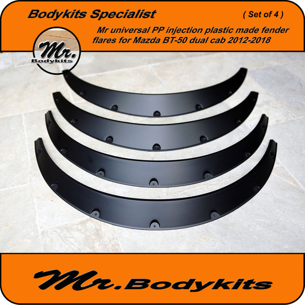 Mr Universal Injection Plastic Made Wheel Guard Flare for Mazda BT-50 ...