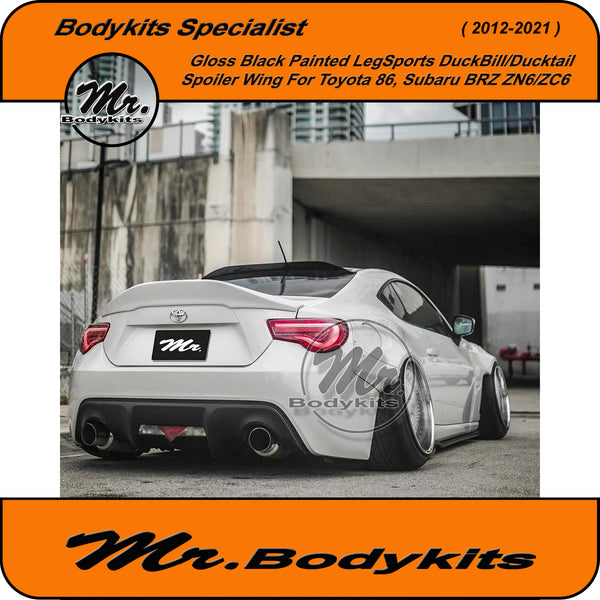 Toyota 86 / Subaru BRZ Ducktail Rear Spoiler - LegSport Style for ZN6 - Mr Bodykits