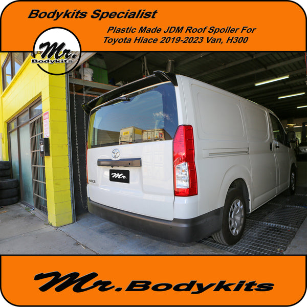Gloss Black JDM Roof Spoiler Wing For Toyota Hiace 2019-2023 H300, Bod ...