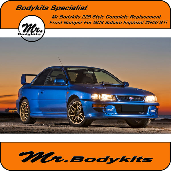 Subaru Impreza/ WRX/ STi 97-01 GC8 22B Style Front Bumper, Plastic mad ...