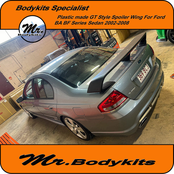 Plastic GT Style Rear Boot Spoiler Wing For All Ford BA BF Falcon / FP ...