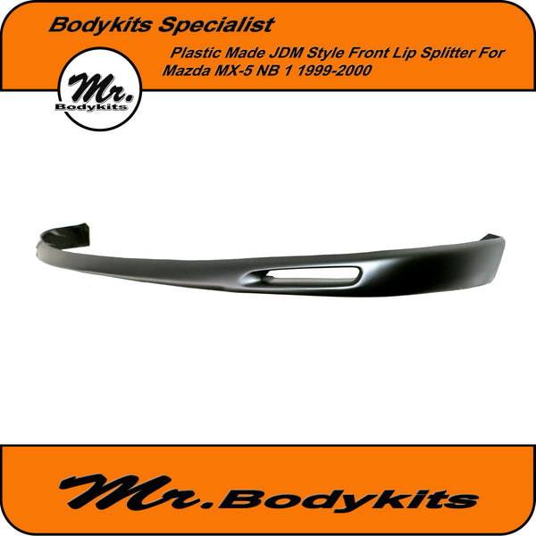 Plastic Made JDM Factory Style Front Lip Splitter For Mazda MX-5 NB 1 ...