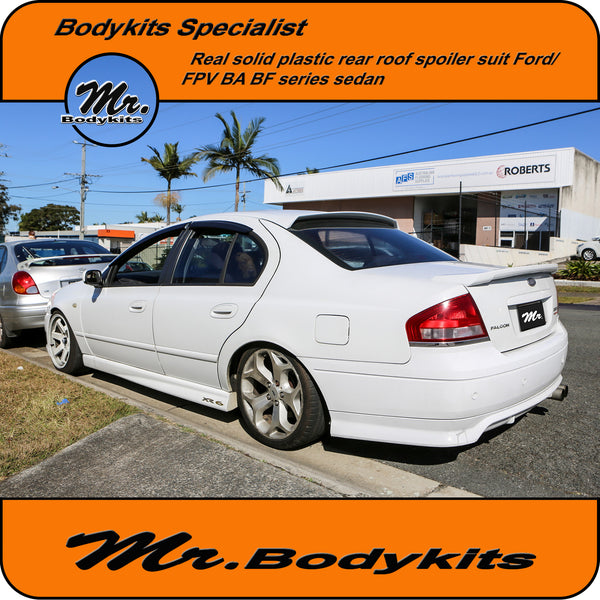 Ford Falcon BA BF Solid Plastic Made Rear Window Roof Spoiler Wing (XR ...