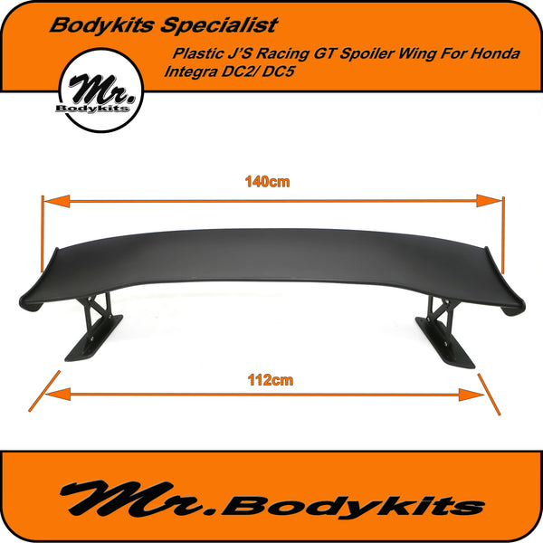 J's Racing plastic GT rear boot spoiler wing For Honda Integra DC2 DC5 ...