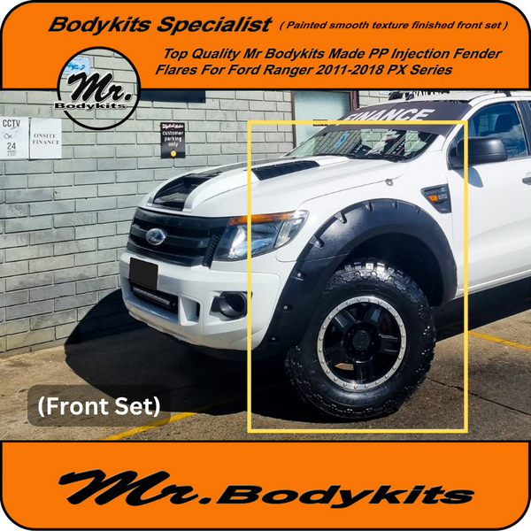 Top Quality Mr Fender Wheel Guard Flares For Ford Ranger 2011-2018 PX ...