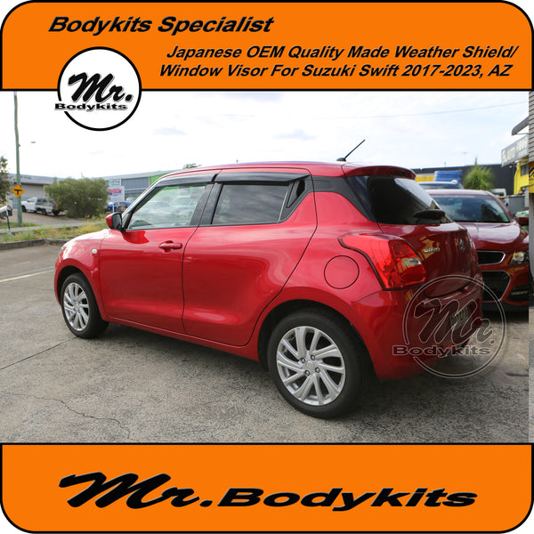 Japanese OEM Quality Made Weathershield Window Visor For Suzuki Swift ...