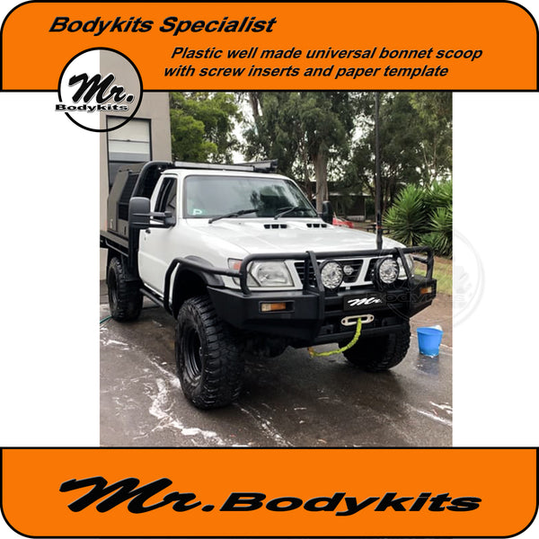 Plastic Bonnet Scoop Suit Nissan Patrol GU/GQ/Y61/Y62/ Series 1/2/3/4 ...