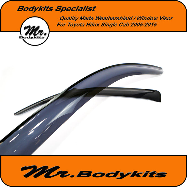 Mr Bodykits Quality Weathershield Window Visor For Toyota Hilux 2005-2 ...