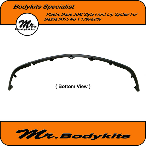 Plastic Made JDM Factory Style Front Lip Splitter For Mazda MX-5 NB 1 ...
