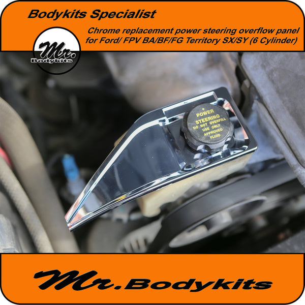 BA/BF/FG Falcon/FPV Territory SX/SY Chrome power steering fluid overfl ...