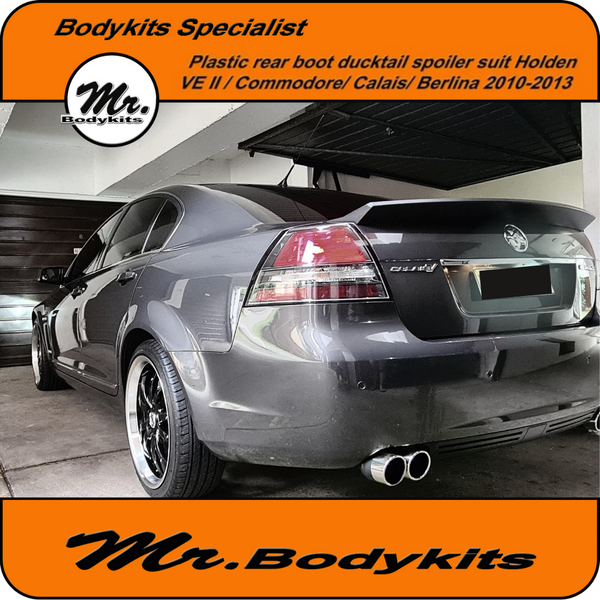 Holden Commodore VE Series 2 / 3 Plastic Rear Ducktail Spoiler - 2010 ...