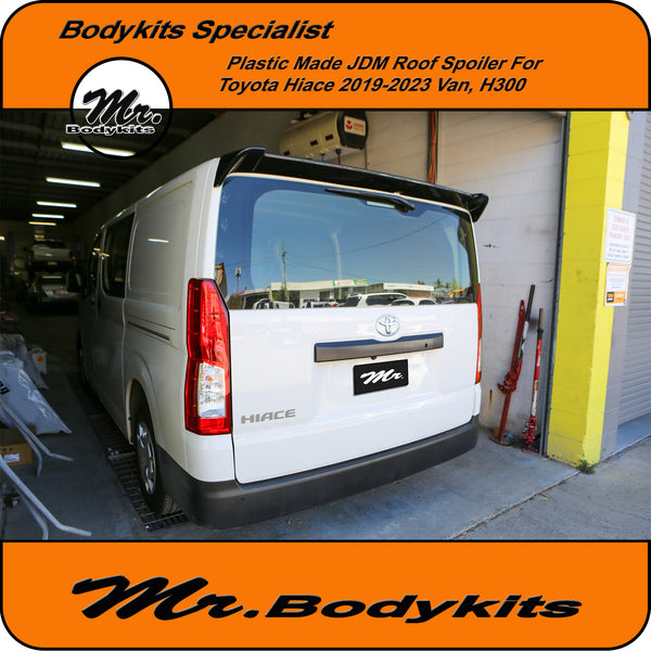 Gloss Black JDM Roof Spoiler Wing For Toyota Hiace 2019-2023 H300, Bod ...