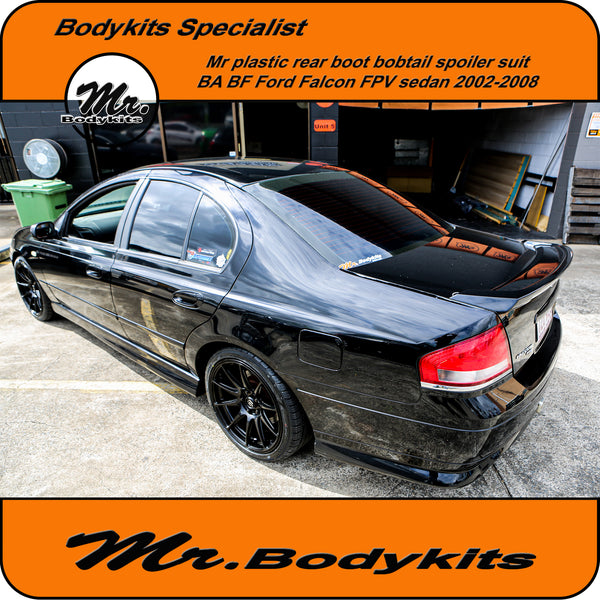 Ford BA BF Series Falcon Plastic Rear Boot Bobtail Spoiler Wing For XR ...